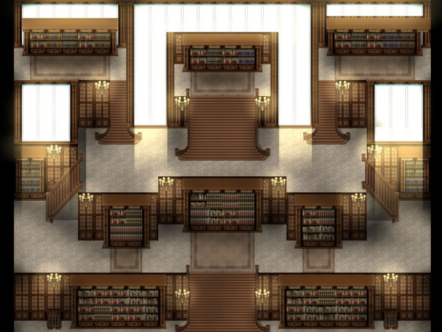 KR Dark Academia Library Tileset – KOMODO Plaza (US)