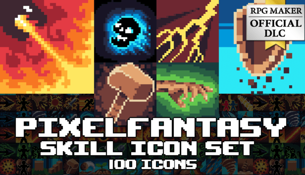 Pixel Fantasy Skill Icon Set – KOMODO Plaza (US)