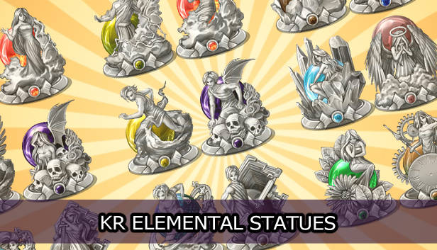 KR Elemental Statues – KOMODO Plaza (US)