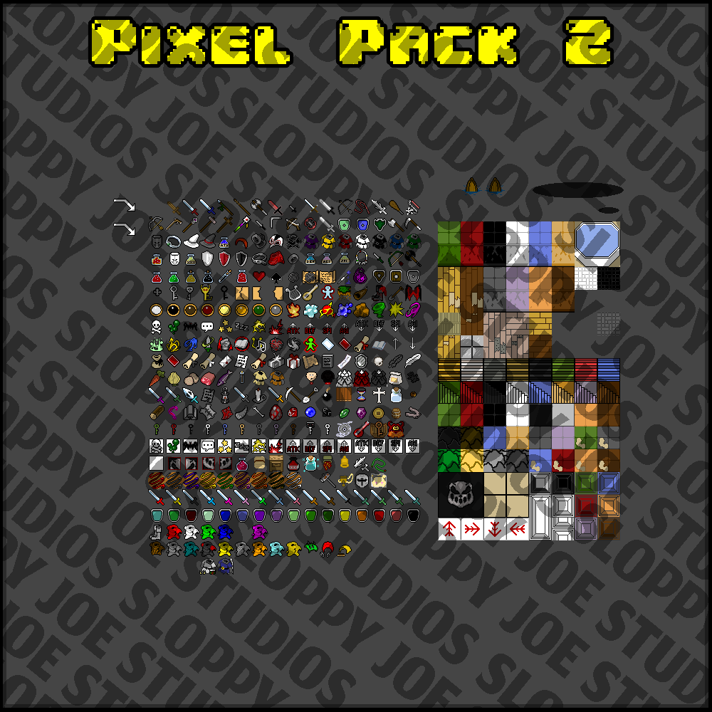 Pixel Pack 2 Characters - Faces - Sideview Enemies – KOMODO Plaza (US)