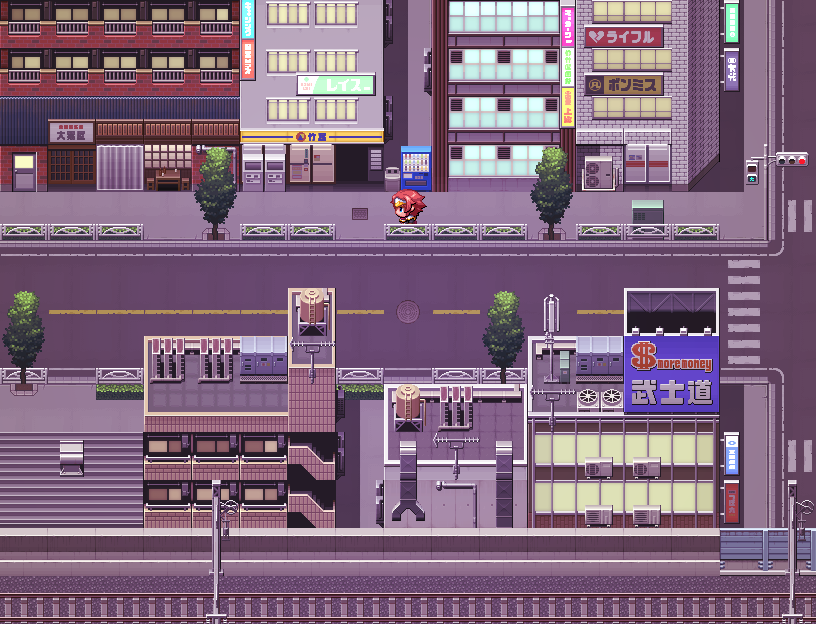 Japanese Modern Cityscape Tileset – KOMODO Plaza (US)