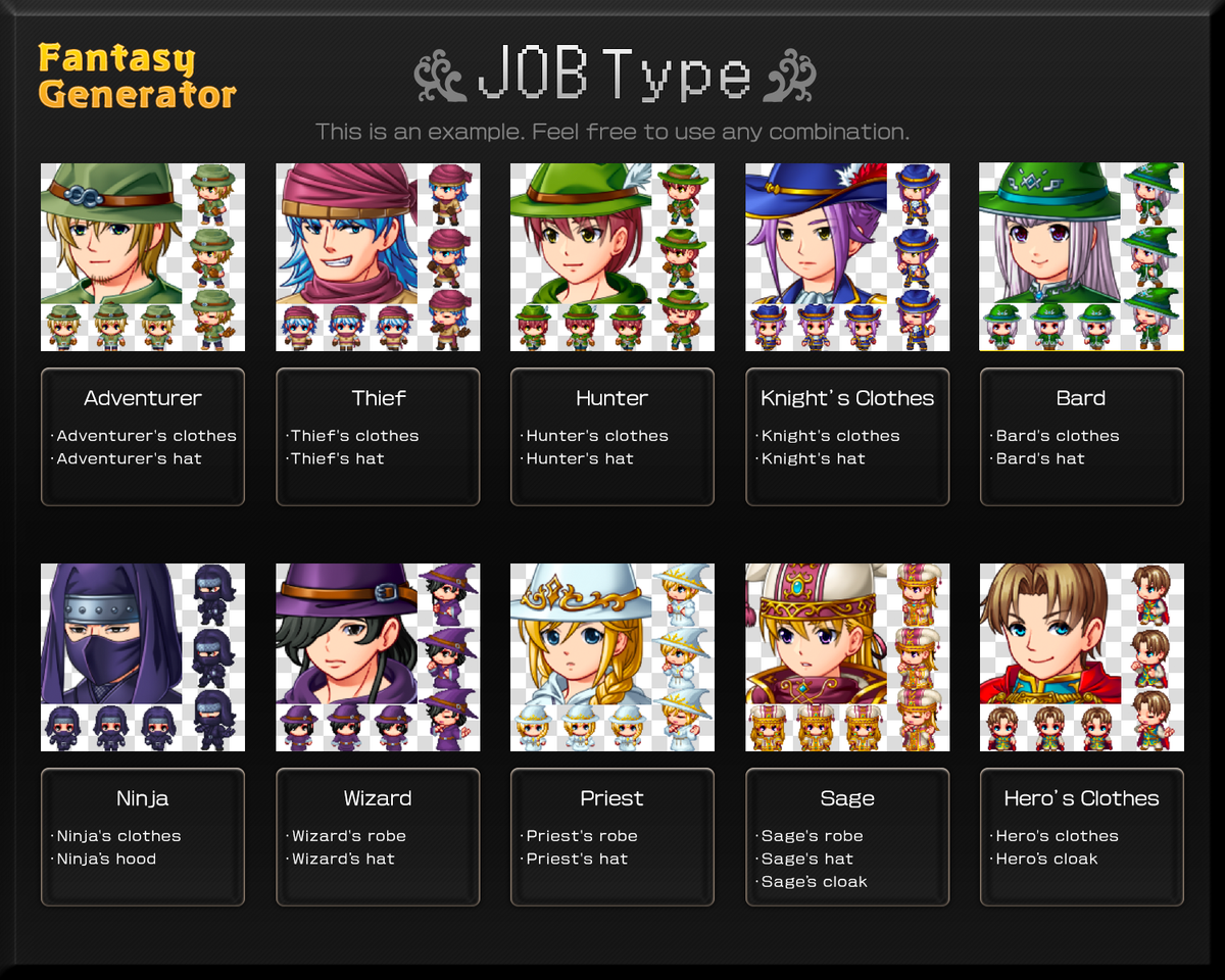 Fantasy Generator - Armor Parts Set – KOMODO Plaza (US)