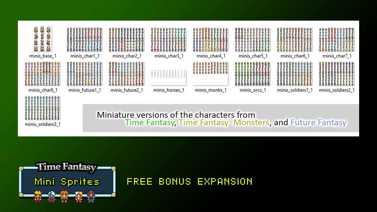 Time Fantasy Mini Sprites – KOMODO Plaza (US)